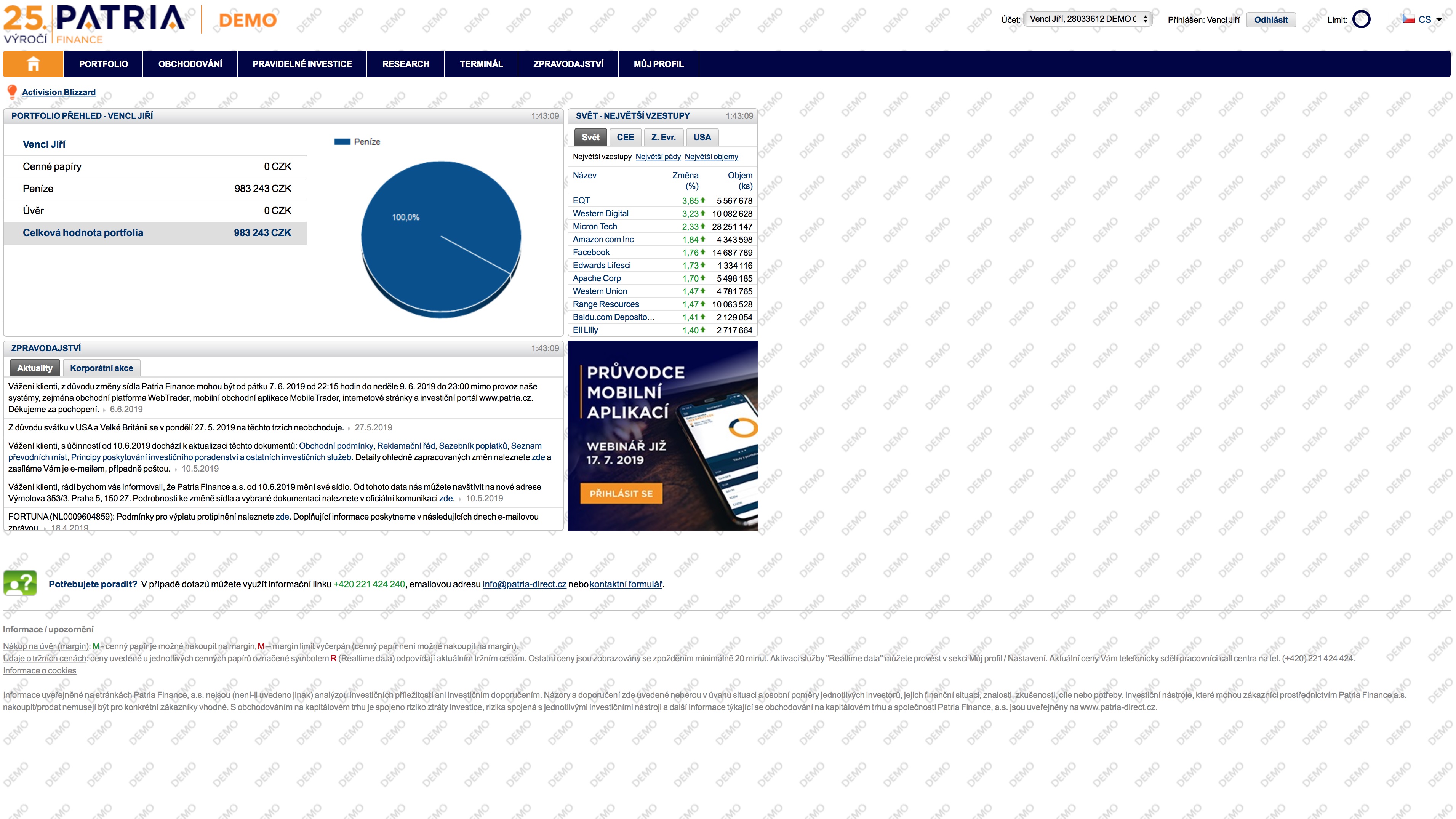 Patria Finance – Recenze, zkušenosti, poplatky 2022 » Finex.cz