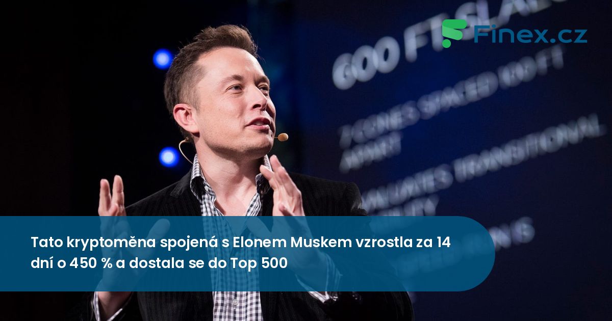 Tato kryptoměna spojená s Elonem Muskem vzrostla za 14 dní o 450 % a dostala se do Top 500 ...