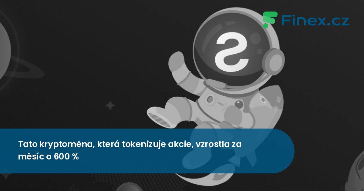 Tato kryptoměna, která tokenizuje akcie, vzrostla za měsíc o 600 % » Finex.cz