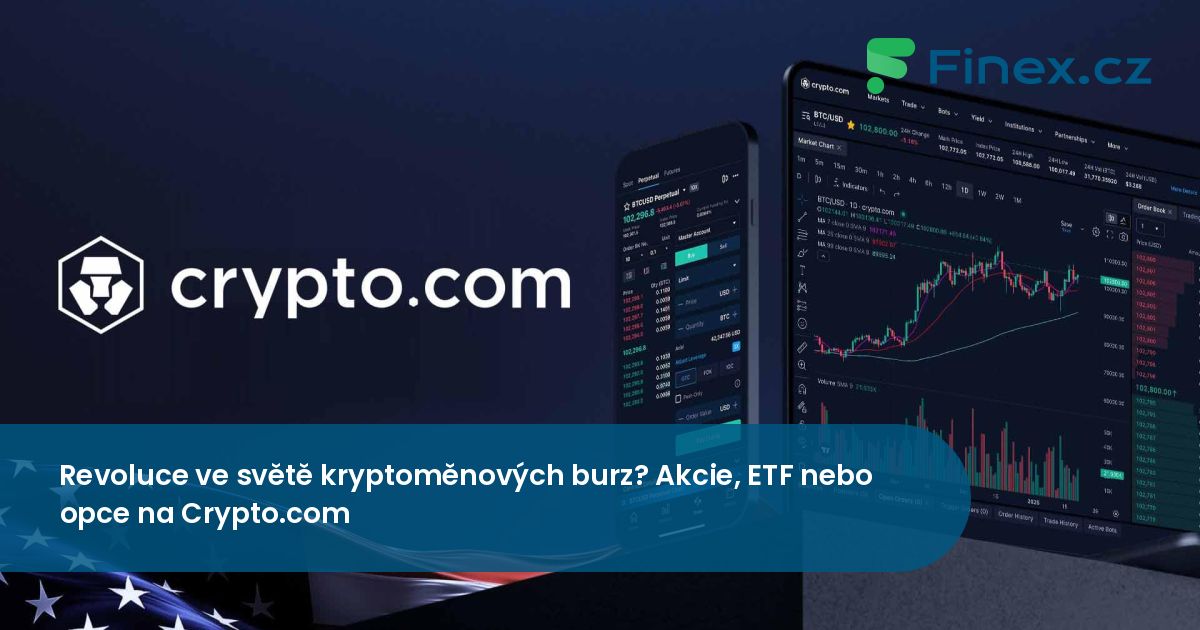 Revoluce ve světě kryptoměnových burz? Akcie, ETF nebo opce na Crypto.com » Finex.cz
