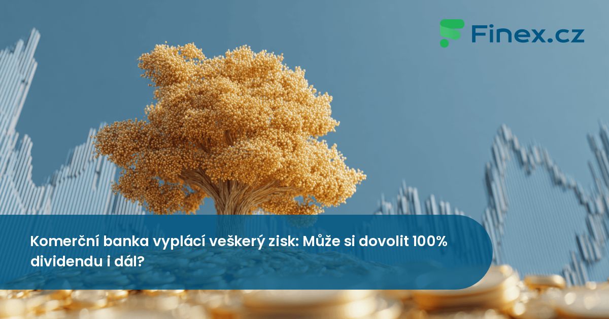 Komerční banka vyplácí veškerý zisk: Může si dovolit 100% dividendu i dál? » Finex.cz